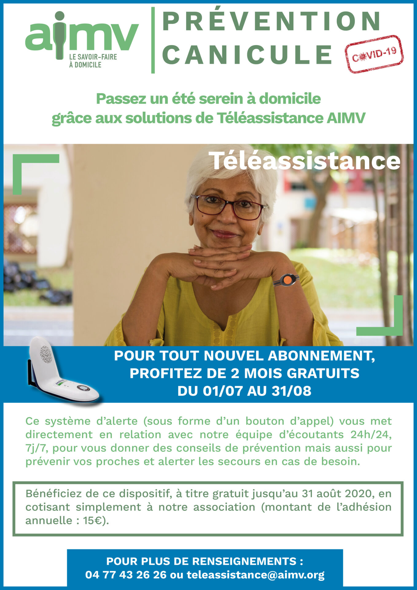 Affiche canicule 2020 - Amaelles Loire