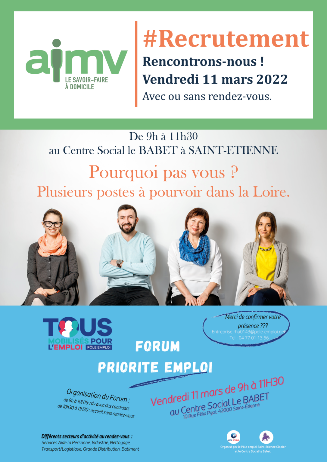 Flyer forum des métiers - Amaelles Loire