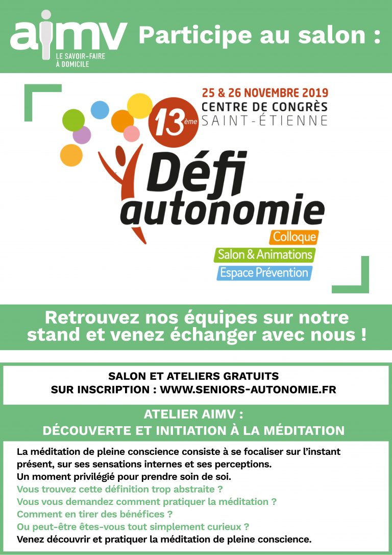 défi autonomie affiche participation - AIMV